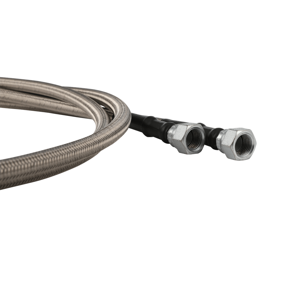 SS Braided Transmission Cool Hoses Lines Kit For Chevy Ford TH350 700R4 ...