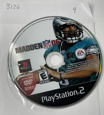Madden NFL 06 (Sony PlayStation 2, 2005) Disc Only No Track #3126 ...