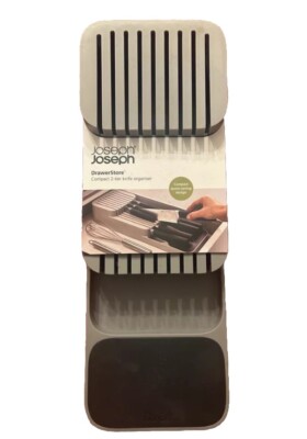 Compact Knife Storage Organizer 9 Compartment Knives Holder For Kitchen ...