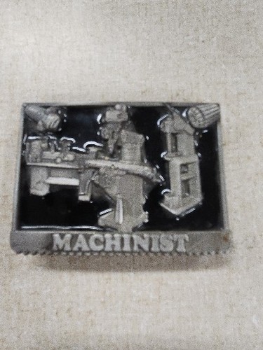 BUCKLES OF AMERICA MASTERPIECE COLLECTION MACHINIST PEWTER BELT BUCKLE ...
