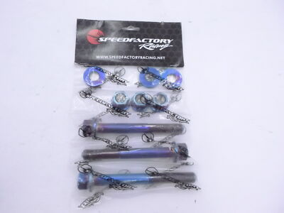 SpeedFactory Titanium EG EK DC Engine Mount Hardware Kit Burnt | eBay