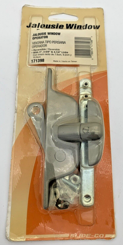 SLIDE CO. Jalousie Window Replacement Operator Gray #171398 | eBay
