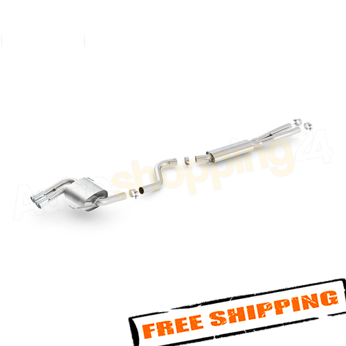 Borla 140505 Touring Catback Exhaust for 2006 BMW E90/E91 325i/325xi 3 ...