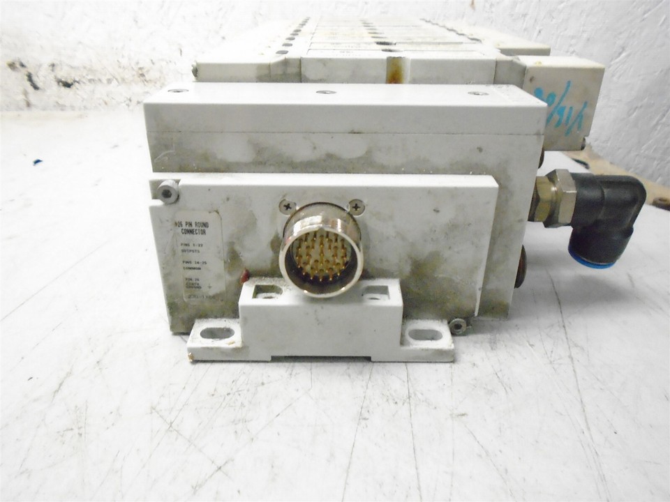 Numatics Valve Bank W/ 10 Solenoid Valves | eBay