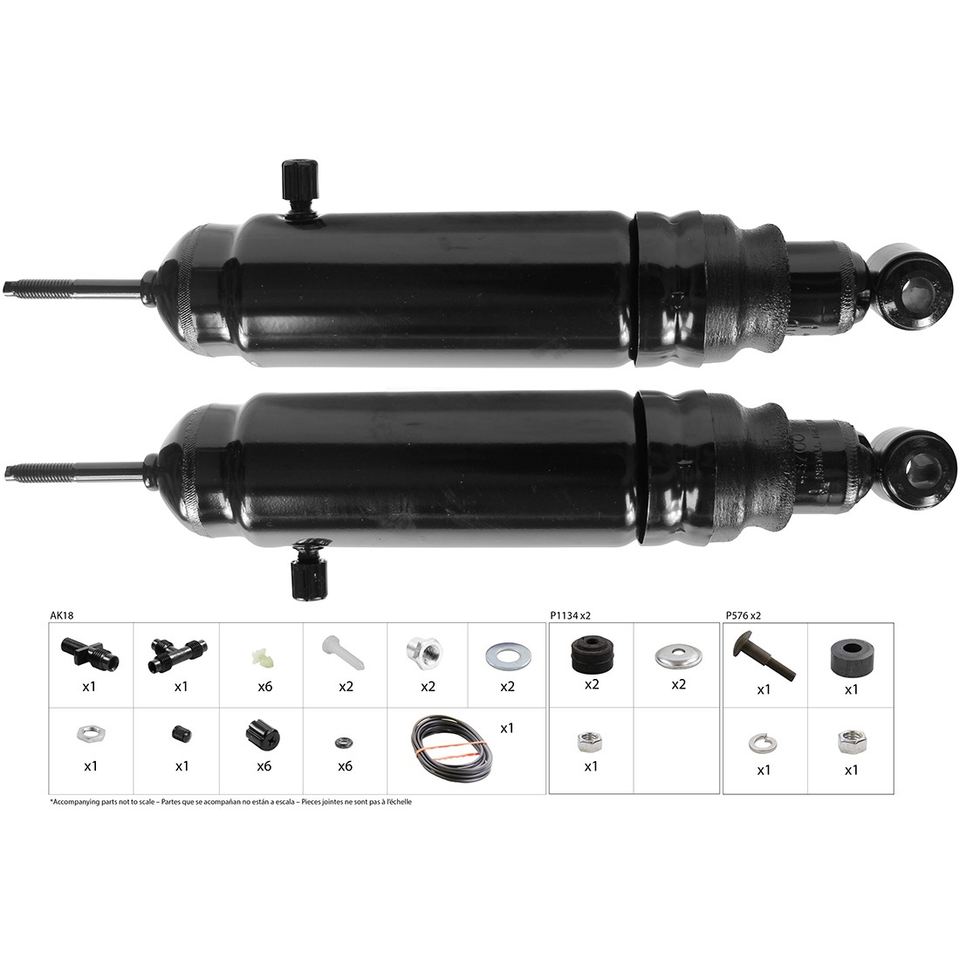 Monr Max-Air Rear Shock Absorber for 1953-1957 Chevrolet Bel Air Spring ...
