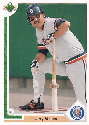 1991 Upper Deck #340 Larry Sheets MLB Detroit Tigers +(Yes 3 Free Mystery Cards) | eBay