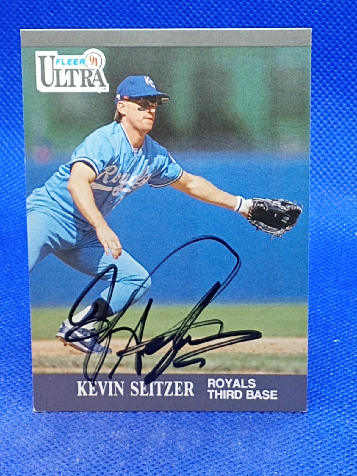 AUTOGRAPH AUTO Kevin Seitzer 1991 Fleer Ultra #155 | eBay