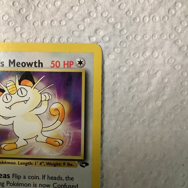Pokémon TCG Giovanni's Meowth Gym Challenge 74 Regular Unlimited Common ...