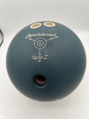 Vintage EBONITE Gyro-balanced "Gyro I" - Bowling Ball 15 Lbs Drilled ...