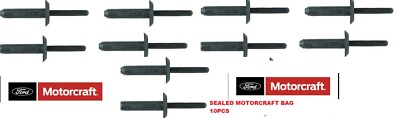 MOTORCRAFT FORD F250 F350 CROWN VICTORIA CENTER GRILLE RIVETS 10pcs 1/4 ...