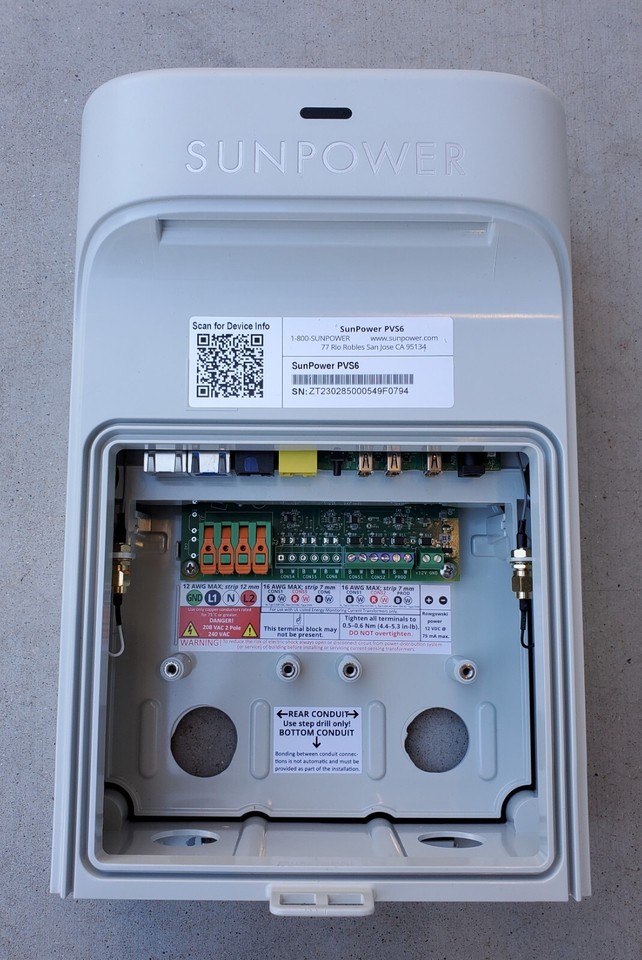 Sunpower PV Supervisor 6 PVS6 Brand NEW IN THE BOX | eBay