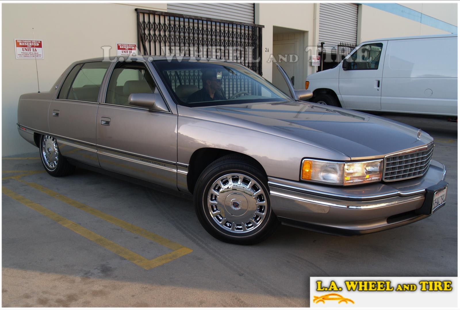 SET OF 4 CHROME 16" CADILLAC DEVILLE SEVILLE ELDORADO OEM WHEELS RIMS ...