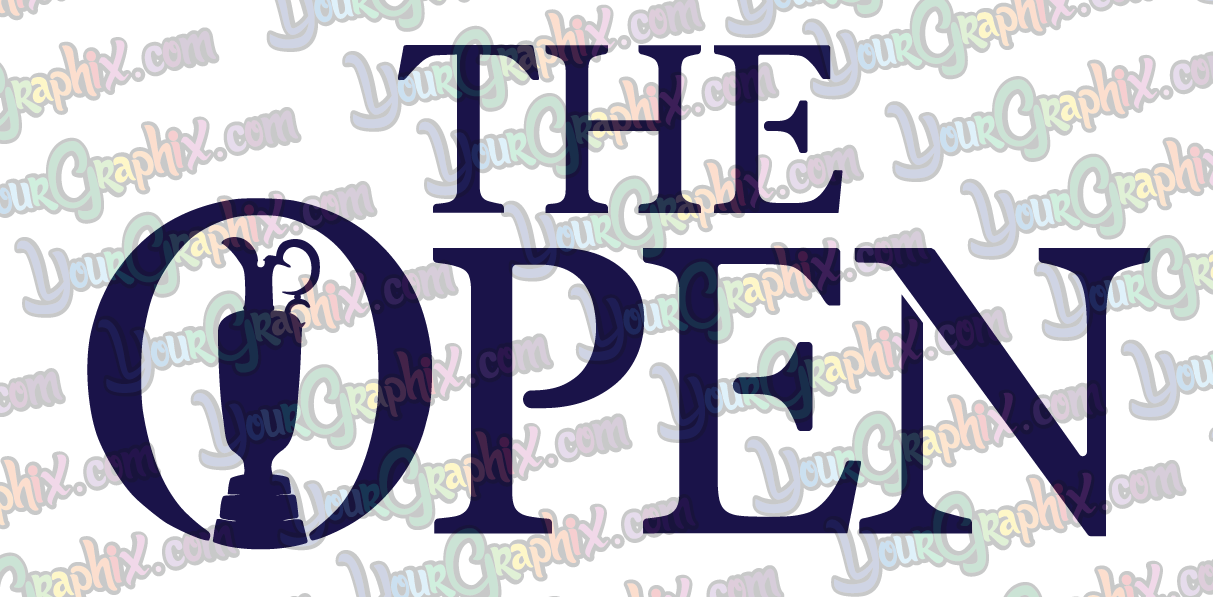 British Open Golf Logo - Vinyl Decal stickers - Made in USA | eBay