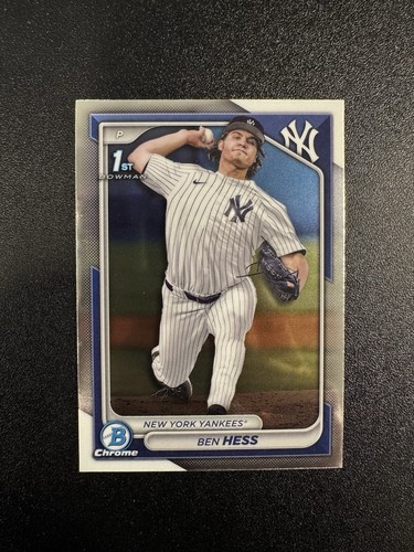 2024 Bowman Draft Ben Hess 1st Chrome (RC) #BDC-87 Yankees | eBay