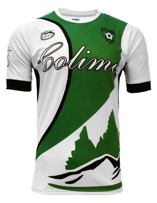 Colima Mexico Jersey Arza Design Color White and Green | eBay