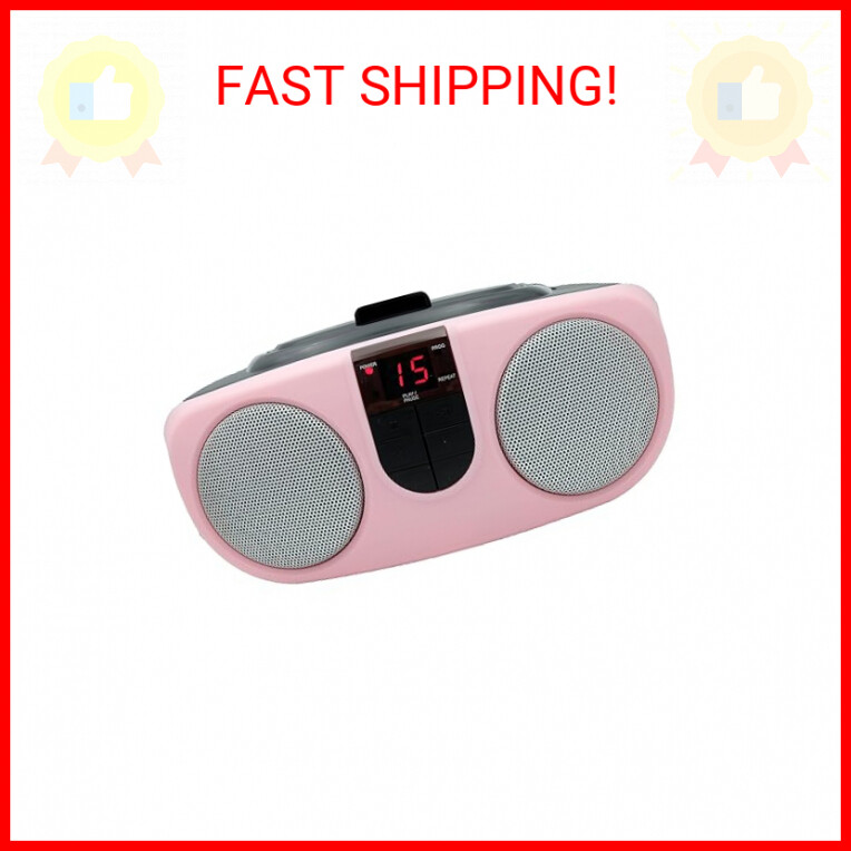PROSCAN SRCD243 Portable CD Player with AM/FM Radio, Boombox (Pink) | eBay