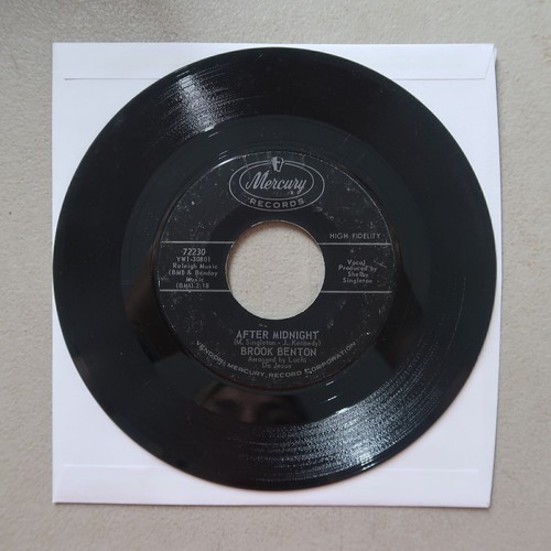 BROOK BENTON GOING GOING GONE/AFTER MIDNIGHT MERCURY VINYL 45 SINGLE VG ...