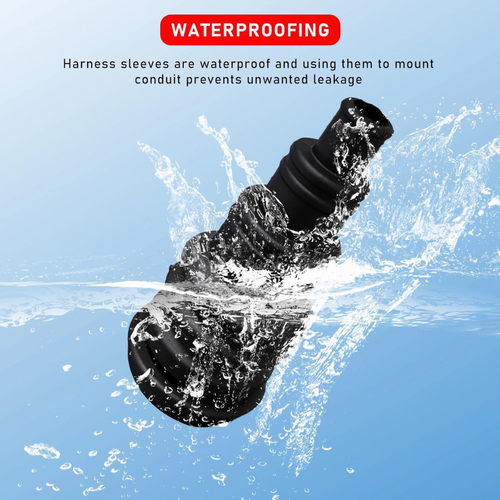 4 Pieces Universal Firewall Boots Firewall Grommets Automotive Rubber ...