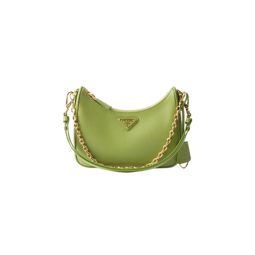 Prada Re-Edition Saffiano Leather Mini-Bag Lawn Green | eBay
