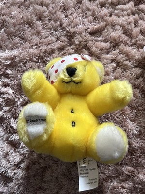 BBC CHILDREN IN NEED 6" PUDSEY TEDDY BEAR Cuddly Soft Plush Toy 25TH ...