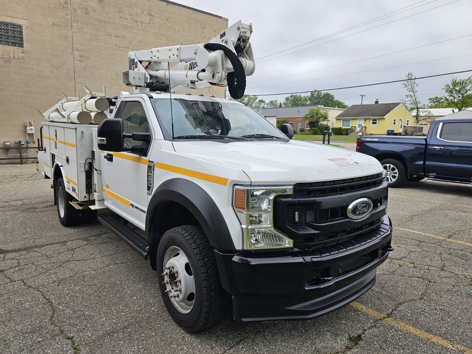 2022 Ford F550 XL Altec AT37G Bucket Truck Lift 40ft Boom Truck Aerial ...