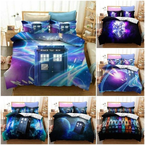Doctor Who Doona Duvet Cover Pillowcase Bedding Set Single Double Queen ...