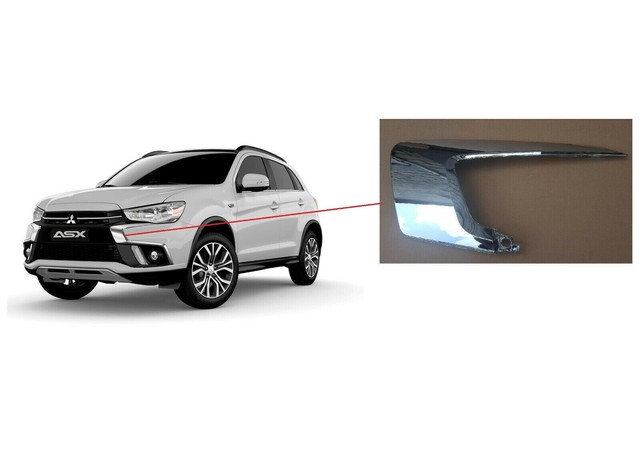 Front Left Bumper Molding Trim Chrome Fits MITSUBISHI ASX 2017 ...