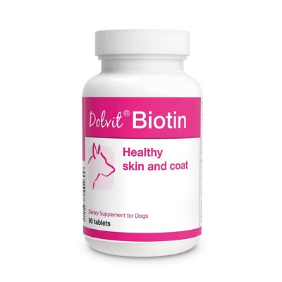 Dolvit Biotin 90 tablets Vitamins Minerals Healthy Skin and Shiny Coat ...