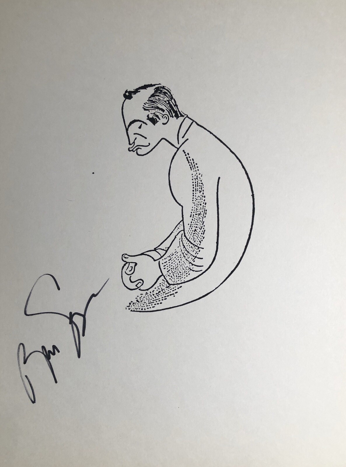 Ben Gazzara Signed Al Hirschfeld Print - STRANGE INTERLUDE - Broadway ...