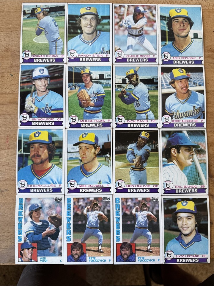 Milwaukee Brewers Baseball Cards, Lot Of 268 Cards | eBay