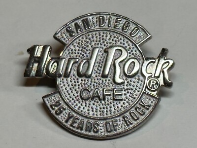 Vintage Old HRC Hard Rock Cafe Logo Stick Pin 25 years of Rock San ...