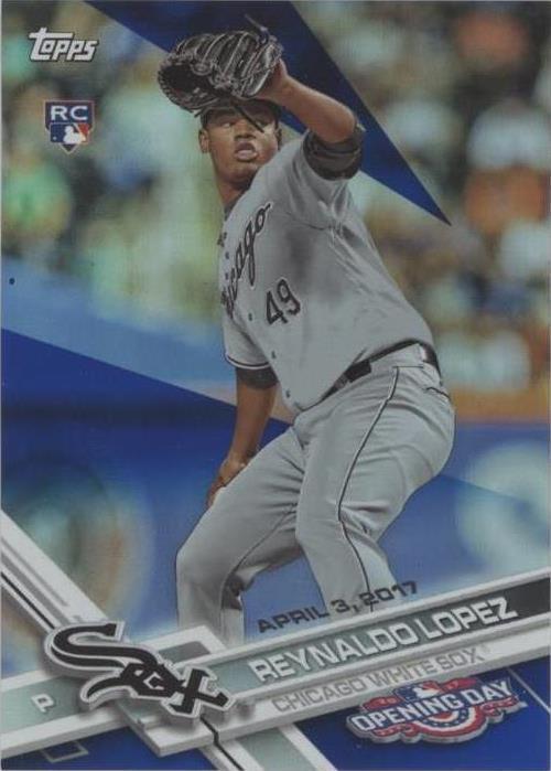 2017 Topps Opening Day - Reynaldo Lopez #2 Rainbow Blue Foil (RC) for ...