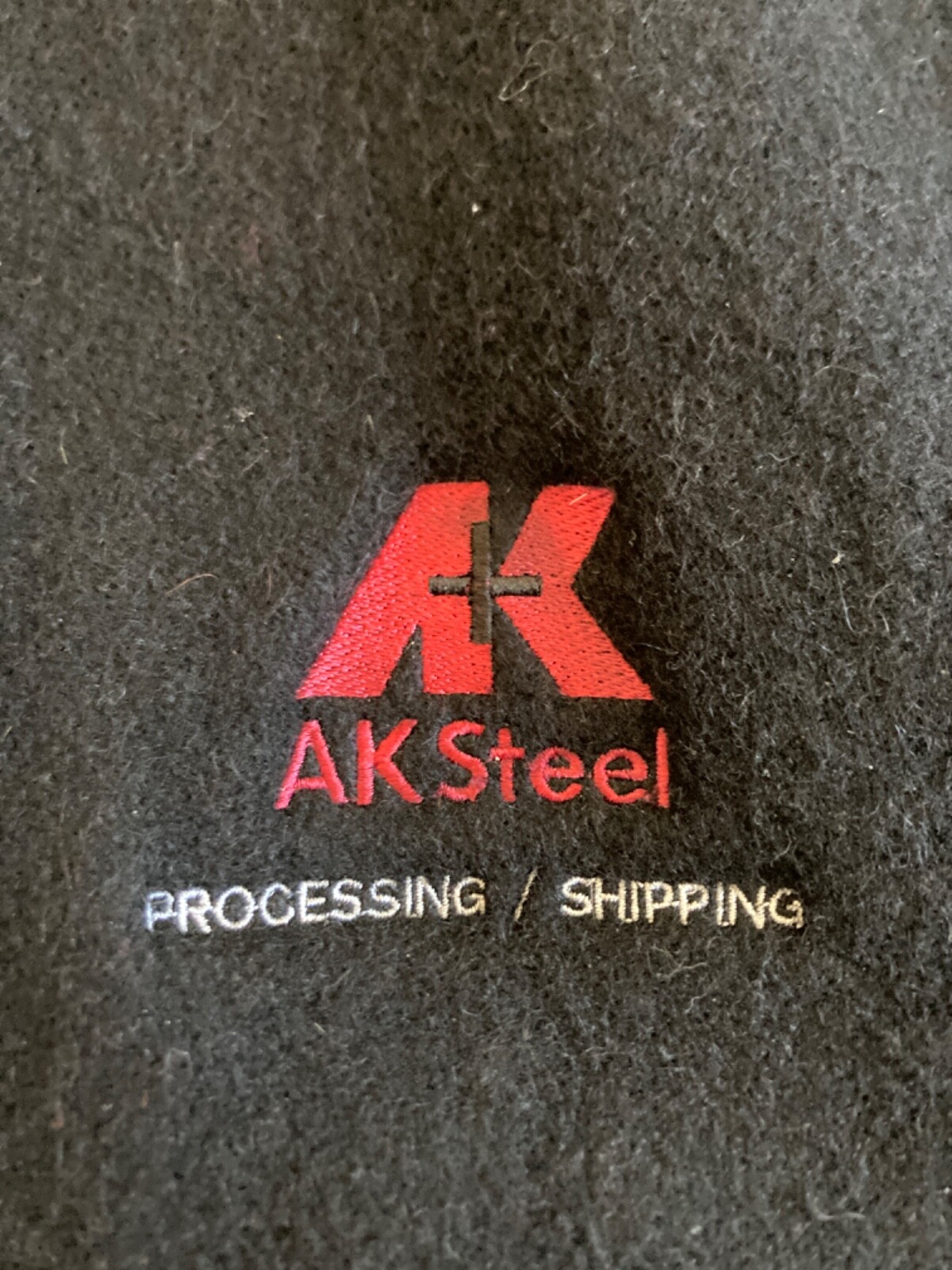 Vintage AK Steel Varsity Jacket Size Mens Large - Gem