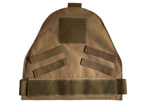 New Airsoft Molle SpecOps Shoulder Protector Pads+Molle Groin Pad Tan ...