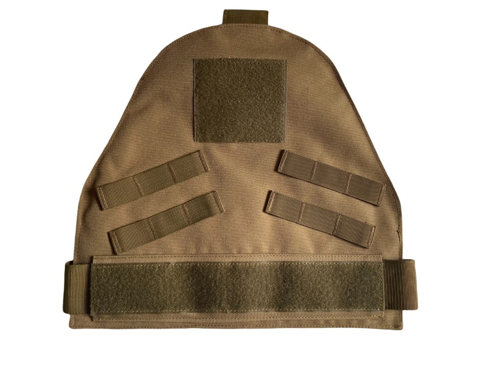 New Airsoft Molle SpecOps Shoulder Protector Pads+Molle Groin Pad Tan ...