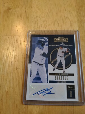 2020 Panini Contenders Austin Shenton Auto #CA-AS Seattle Mariners | eBay
