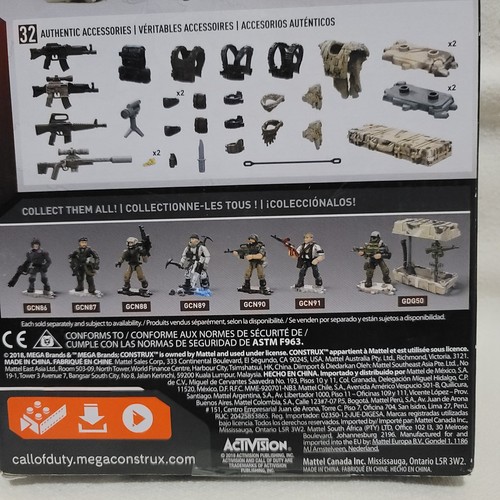 MEGA Construx - Call of Duty - Desert Snipers vs Mercenaries - 113pcs ...