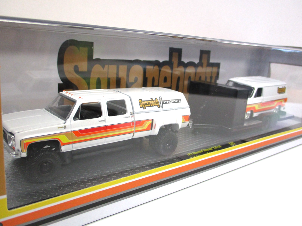 M2 MACHINES SQUARE BODY SYNDICATE LIFTED 1974 CHEVROLET DUALLY 4X4 ...