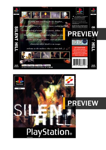 Silent Hill Replacement PS1 PlayStation Covers Inlay Front Back | eBay UK