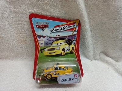 Disney Pixar The World Of Cars Race O Rama Chief RPM #77 Mattel New ...