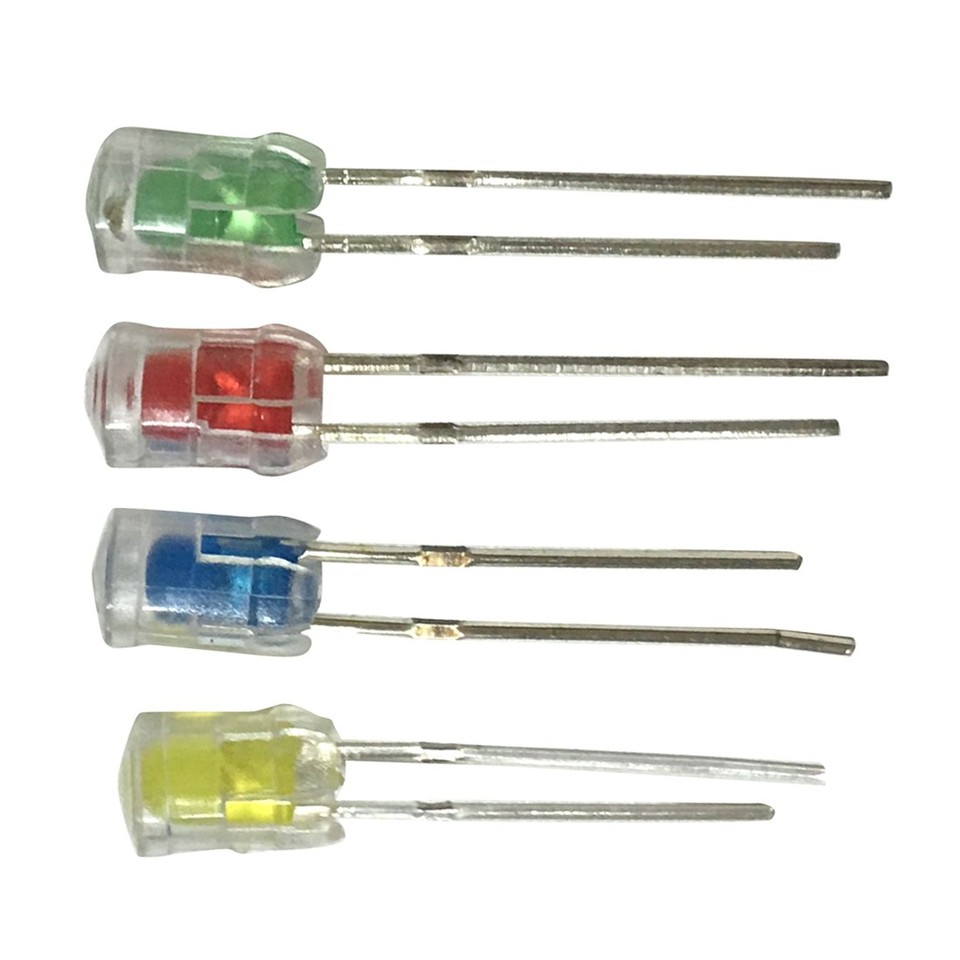 100 StüCk 5Mm LED Leuchtdiode Lampen Schirm Lichtleiter SäUle ...