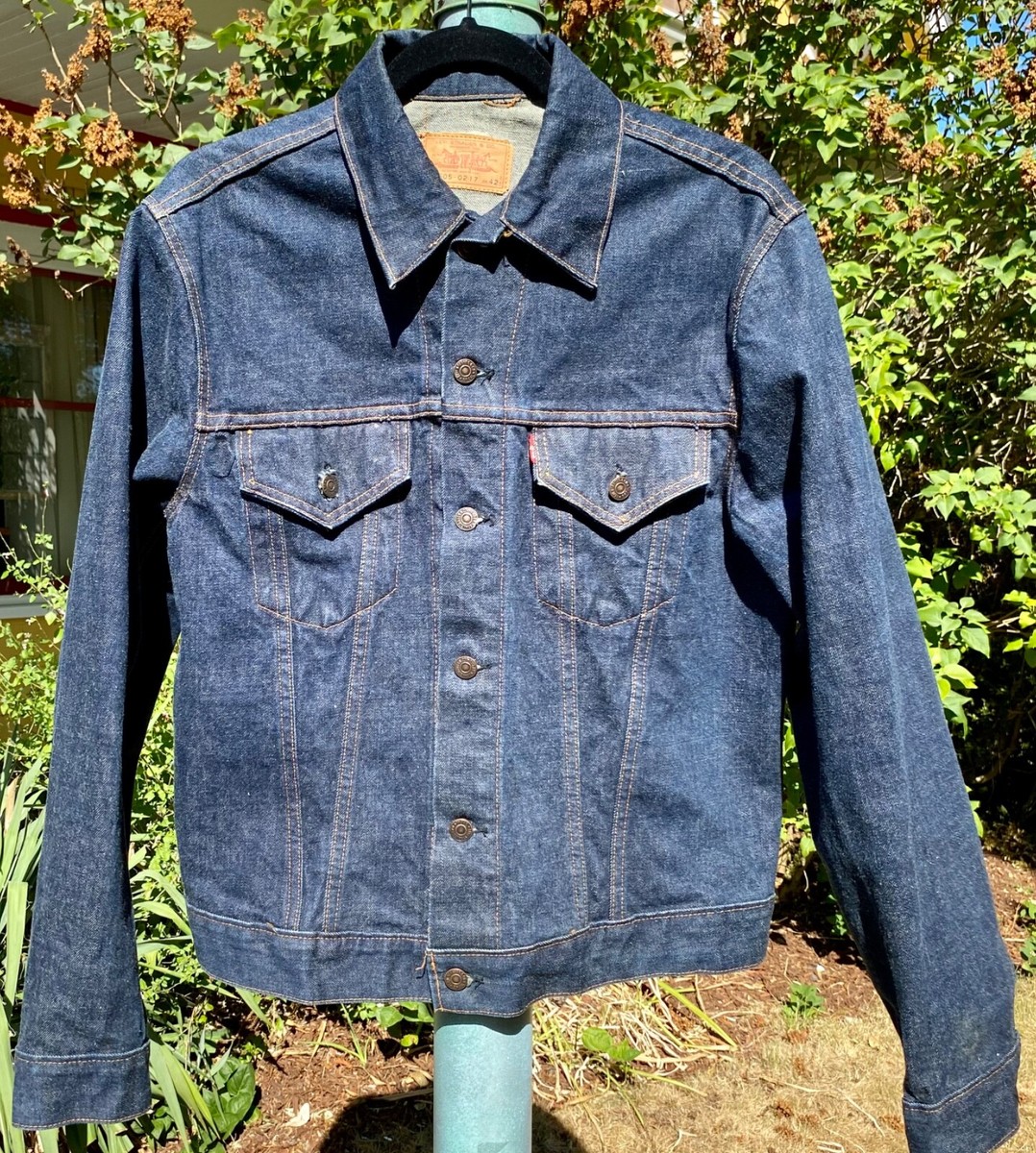 Vintage Levis Men's Denim Jacket Big E Type III 2-Pocket 525 Vintage Levis Men's Denim Jacket Big E Type III 2-Pocket 525