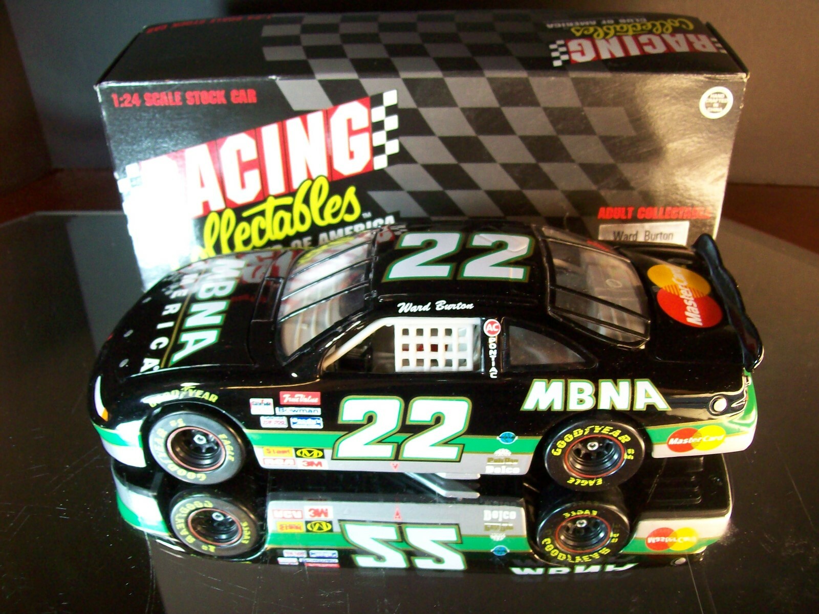 Ward Burton #22 MBNA America Mastercard 1996 Pontiac Grand Prix 1:24 ...