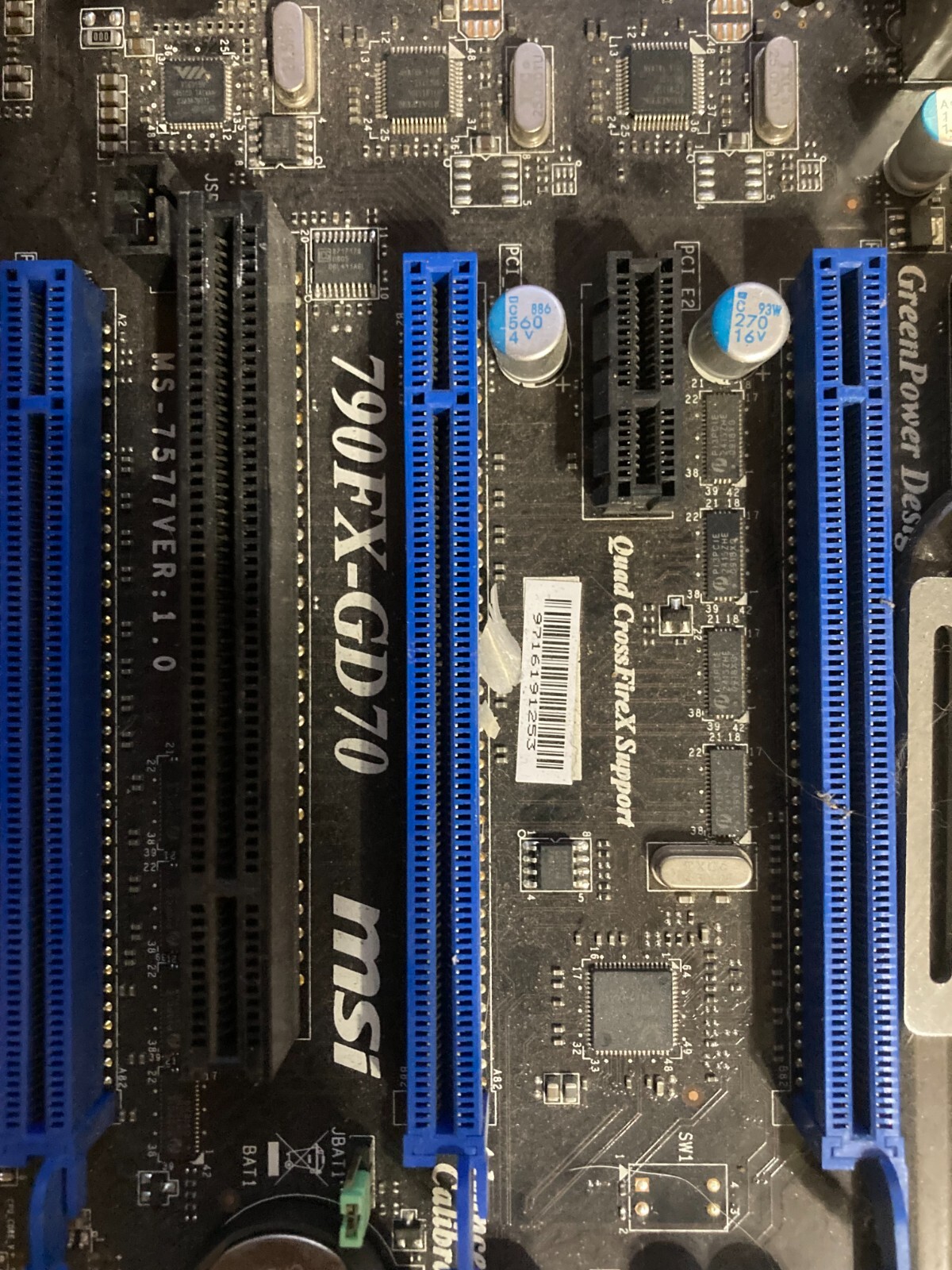 MSI 790FX-GD70 MOTHERBOARD, AMD PHENOM II x6 CPU, 8 GB DDR3 RAM -TESTED ...