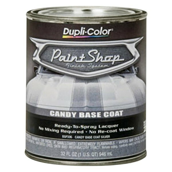 Dupli-Color BSP306 Candy Silver Base Coat Paint Shop Finish System - 32 ...