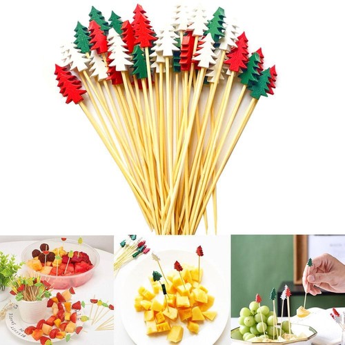 Decoration Cake Dessert Salad Sticks Forks Food Picks Fruit Fork ...