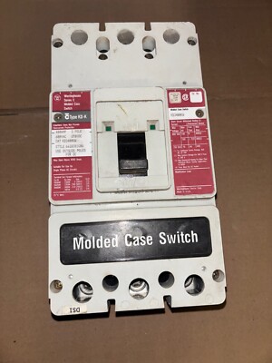 CUTLER HAMMER MOLDED CASE SWITCH KD3400KW 400 AMP 600 VAC 3-POLE | eBay