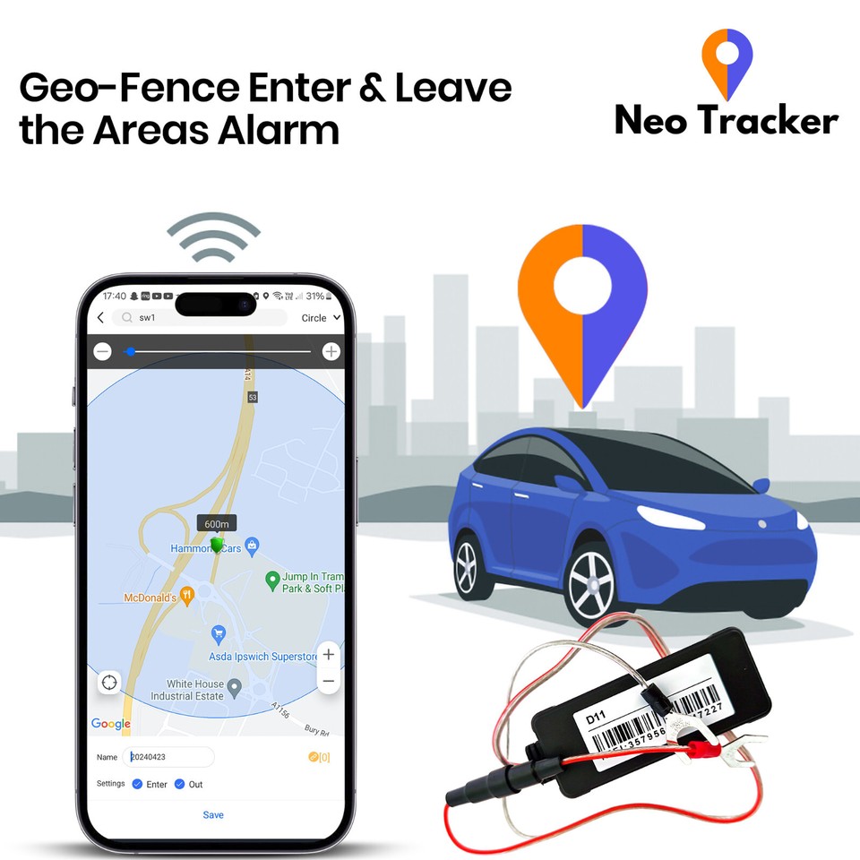 GPS Tracker - Real Time Vehicle Auto Car Van Fleet Tracking Device ...