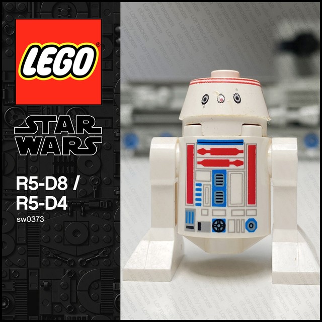 LEGO Star Wars R5-D8 / R5-D4 Minifigure sw0373 R5D8 R5D4 Astromech From ...