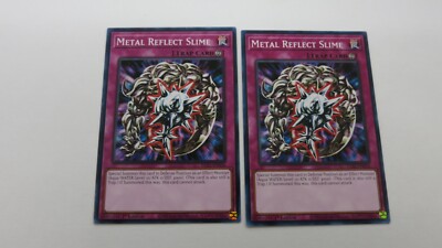 2x METAL REFLECT SLIME TRAP 1ST EDITION EGS1-EN036 COMMON YUGIOH NM ...